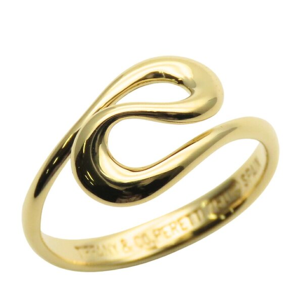 Tiffany & Co. | Jewelry | Tiffany Co Wave Ring 8k White Gold Approx 3g ...